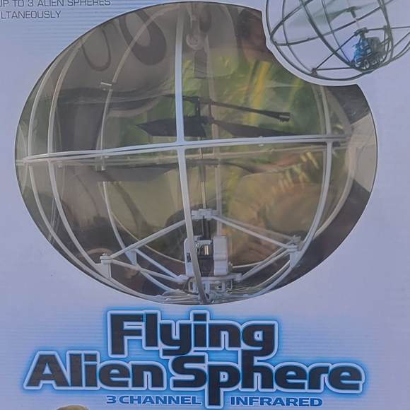 Toys | Nib Flying Alien Sphere 3 Channel Infrared White | Poshmark